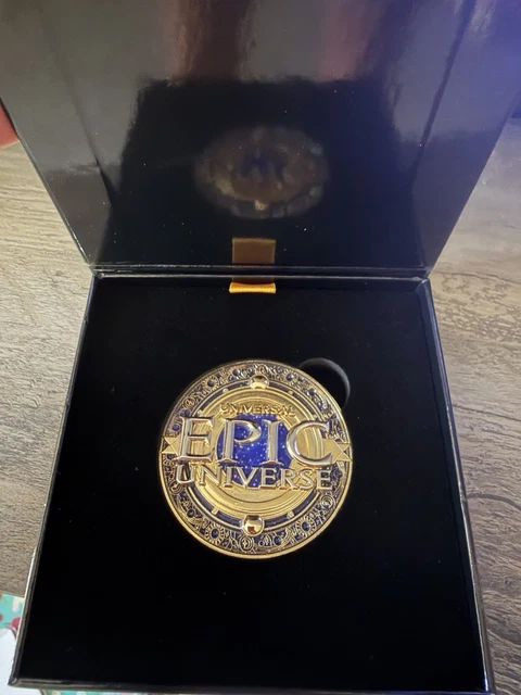 EPIC UNIVERSE LIMITED Edition Grand Opening Day Medallion Coin ...