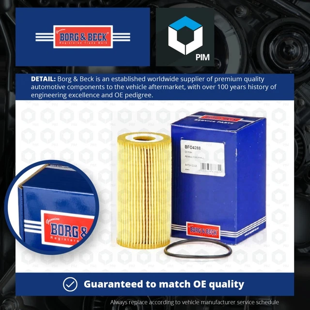 OIL FILTER FITS NISSAN X-TRAIL NT32, T32 1.6D 1.7D 2.0D 2014 on B&B ...