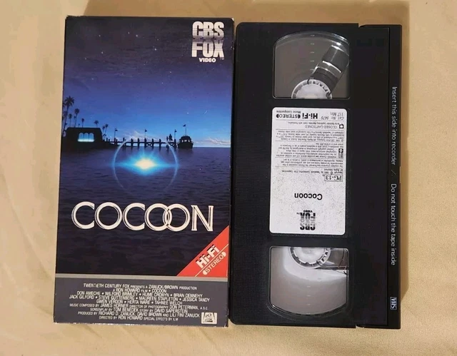 COCOON (1985), VHS (1986), first VHS Release, CBS/FOX logo £5.32 ...