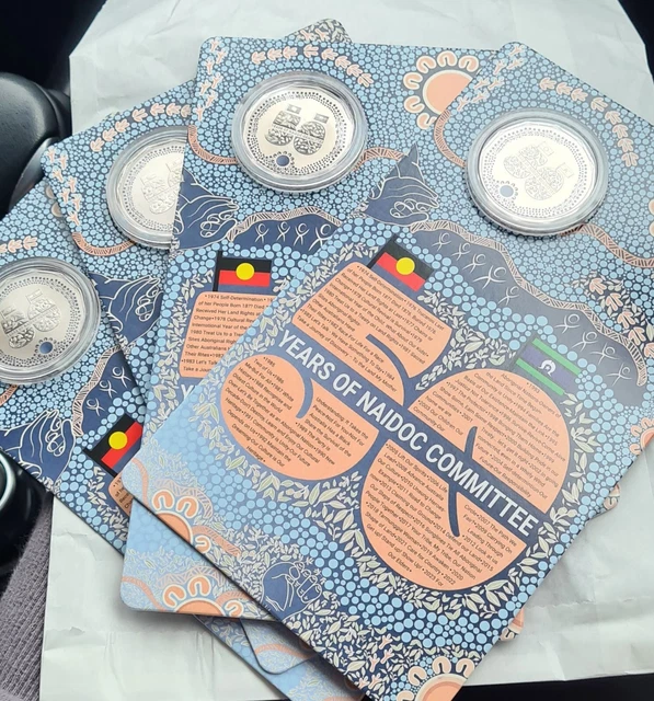 IN HAND - Australia NAIDOC 50th Anniversary 2024 50c Colour Card - Free Express $59.99 - PicClick AU