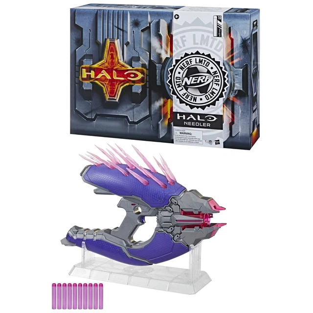 IN HAND NERF Lmtd Halo Needler Dart-Firing Blaster with Light-Up ...