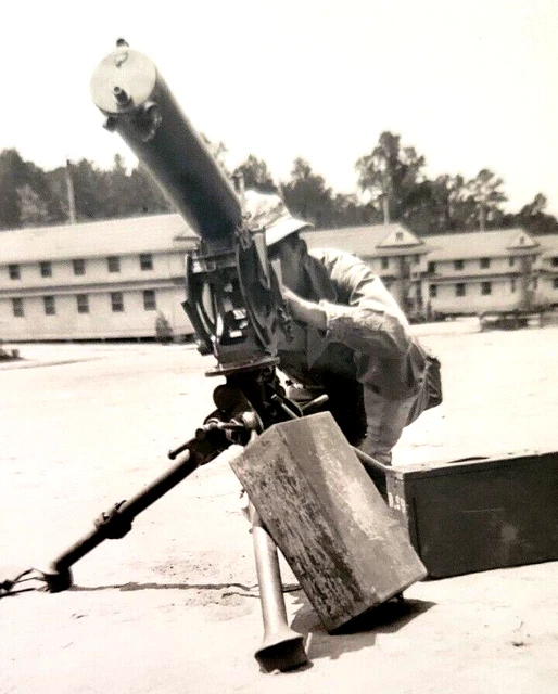WWII M191 BROWNING Machine Gun US Army Paratrooper 82nd Airborne ...
