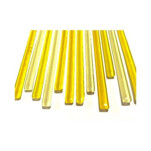 MIXED YELLOW LONG Glass Sticks 200x6x3mm Mosaic Tiles Art Craft $8.50 ...