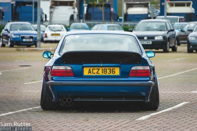 BMW E36 COUPE Convertible rear ducktail lip spoiler drift track show £ ...