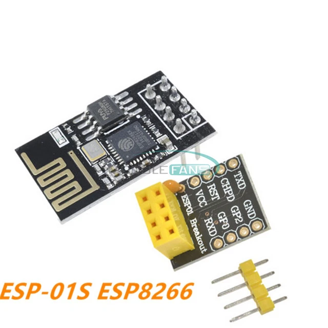 ESP-01S ESP8266 SERIAL WIFI Wireless Module+Breadboard PCB Breakout ...
