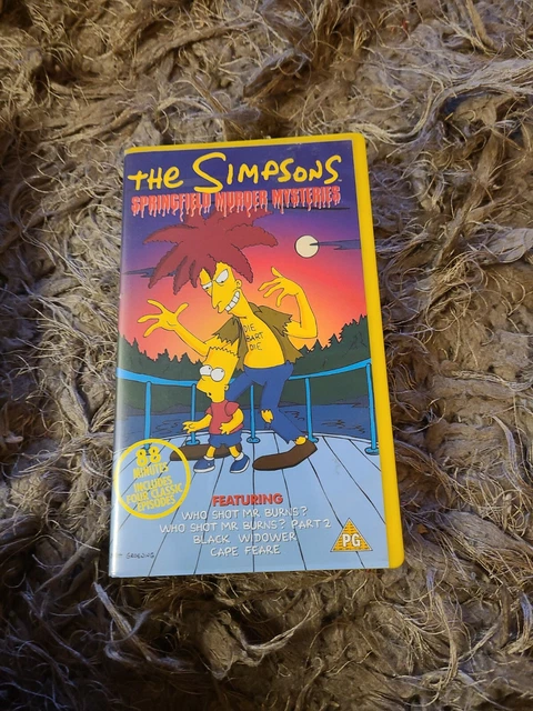 THE SIMPSONS SPRINGFIELD Murder Mysteries Vhs £5.00 - PicClick UK