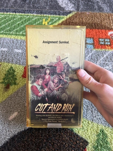 RARE CUT AND Run VHS Horror 1985 Ruggero Deodato Exploitation Nouveau ...