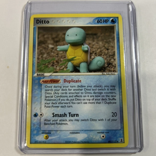 DITTO (SQUIRTLE) 40/113 EX Delta Species Pokemon Card TCG Mint $13.50 ...