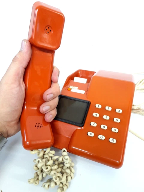 BT VISCOUNT PUSH Button Telephone Burnt Orange Vintage 1980s Tested ...