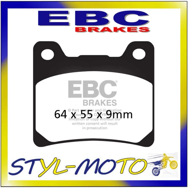 FA088 PASTIGLIE ORGANICHE Aramid Posteriori Ebc Yamaha Fzr 1000 Exup ...