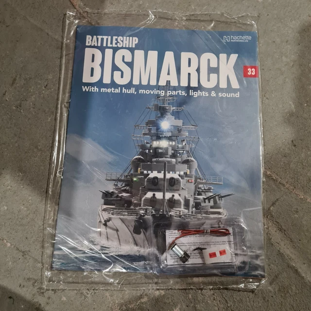 HACHETTE BUILD THE Battleship Bismarck Scale 1:200 issue 33 EUR 22,63 ...