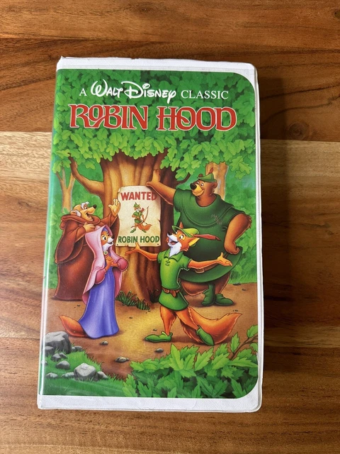 ROBIN HOOD (VHS l) | Walt Disney Classic | Black Diamond Edition Rare £ ...