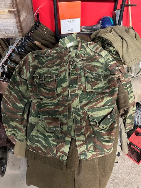 FRENCH AIRBORNE 47/56 Lizard Camo Jump Jacket Algerian War Org of 13th ...
