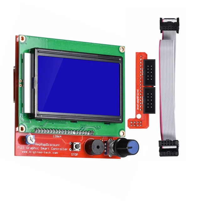 3D PRINTER DISPLAY LCD 12864 Ramps 1.4 Liquid Smart Controller Reprap 12864 R EUR 17,68 ...