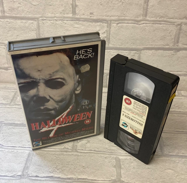 HALLOWEEN 4 VHS video tape PAL vintage 1990 big box ex-rental ...