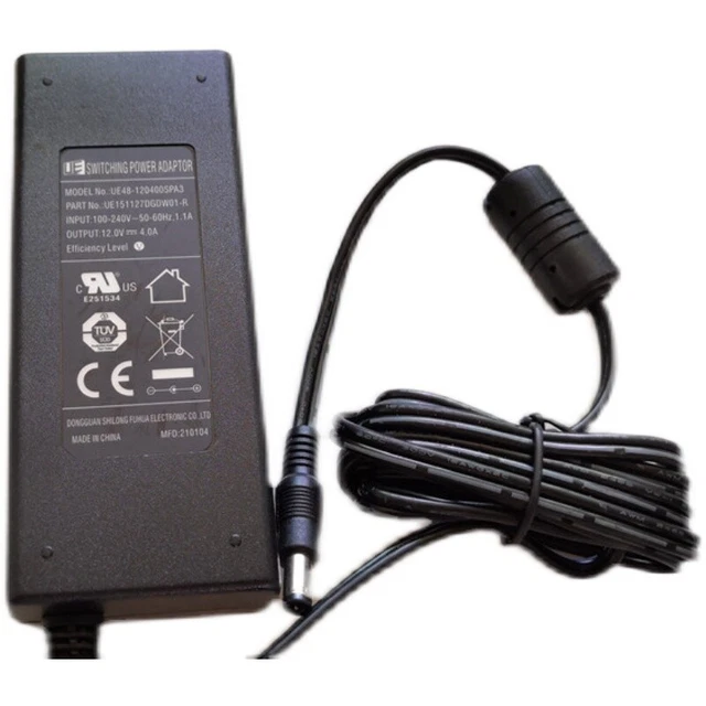 GENUINE SWITCHING POWER Adaptor UE UE48-120400SPA3 Power Supply 12V 4A ...