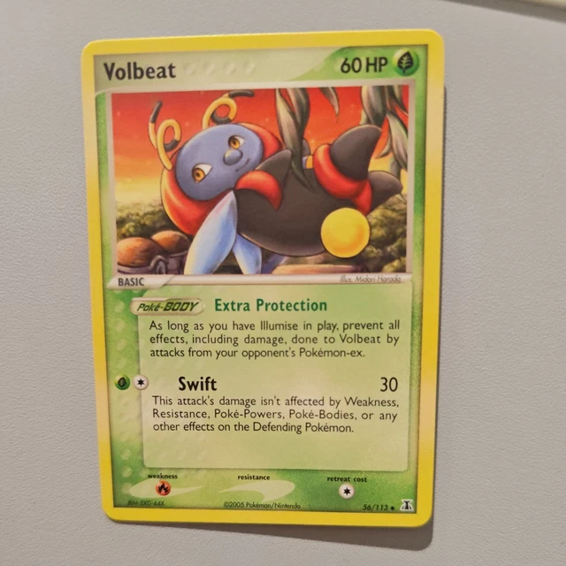 POKÉMON TCG VOLBEAT EX Delta Species 56/113 Regular Uncommon NM £1.16 ...