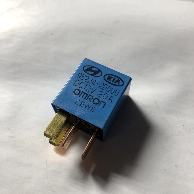 KIA HYUNDAI MULTI-USE Blue Relay Omron 95224-2D000 12V 20A (4-Pin) £3. ...