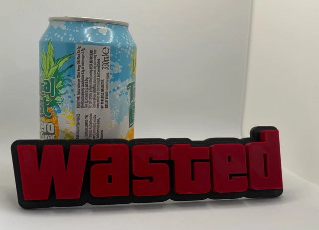 GRAND THEFT AUTO GTA 5 Wasted Display Sign £10.99 - PicClick UK
