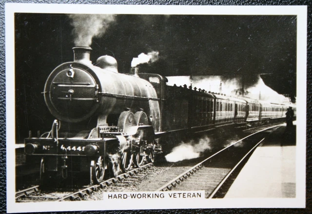 GREAT NORTHERN RAILWAY Atlantic Steam Loco Vintage 1930's Photo Card ...