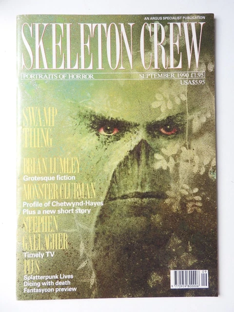 SKELETON CREW MAGAZINE September 1990 Portraits of Horror Frankenstein ...