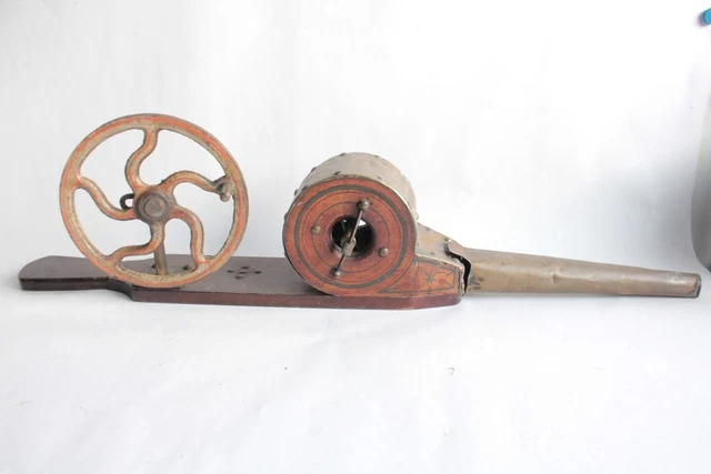 ANCIEN SOUFFLET DE cheminée à manivelle XVIIIe (70535) EUR 380,00 ...