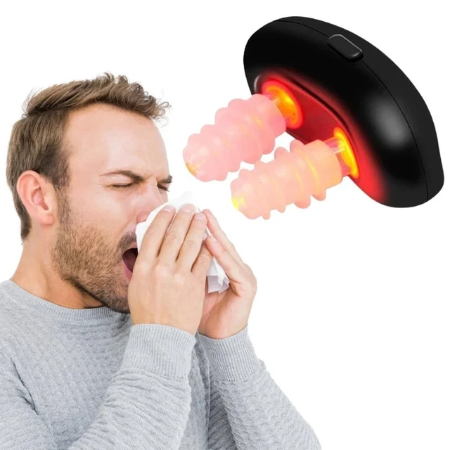 RHINITIS MACHINE PORTABLE Red Light Nose Therapy Infrared Nasal Therapy ...