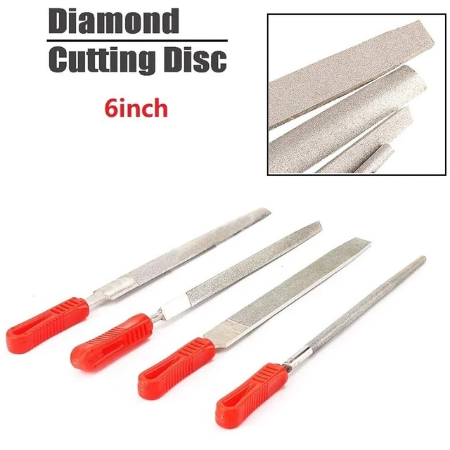 EFFICIENTE LIMA DIAMANTATA semicircolare per lucidare vari materiali ...