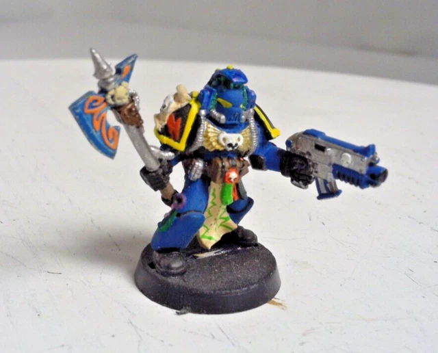 Gw Warhammer 40k Rogue Trader Era Space Marine Librarian Oop Metal 2 £