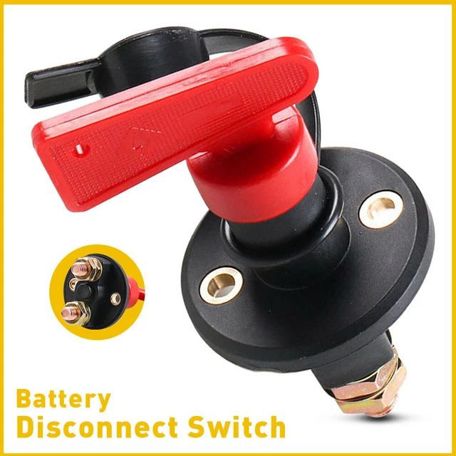 DISCONNECT BATTERY OFF Cut Isolator Kill Switch For Key Car Marine Boat ...