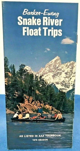 VINTAGE BROCHURE BARKER Ewing Snake River Float Trips Jackson Wyoming ...