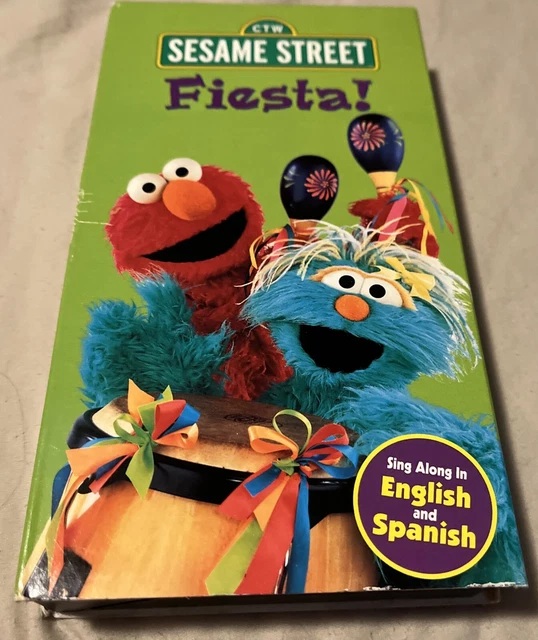 SESAME STREET FIESTA VHS English And Spanish £22.96 - PicClick UK