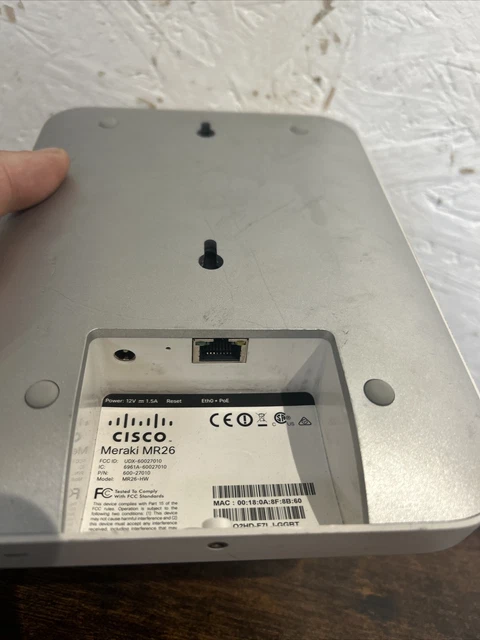 INTERRUTTORE CISCO MERAKI Mr26 access point Poe Gbe ed extra da ...