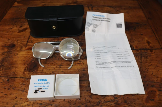 ZEISS TELESCOPIC SPECTACLES x5 Magnifying Glasses Visual Aid ...