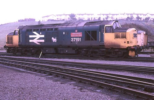 ORIGINAL 35MM colour slide of 37191 BR class 37 diesel loco £2.50 ...