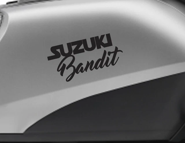 SUZUKI BANDIT MOTORBIKE bike logo decals CUSTOM COLOUR Vinyl Sticker ...