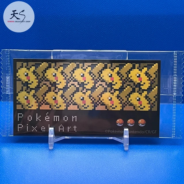 SEALED PIKACHU PIXEL Art Merry Promo Nintendo Japanese Pokemon Card F/S ...