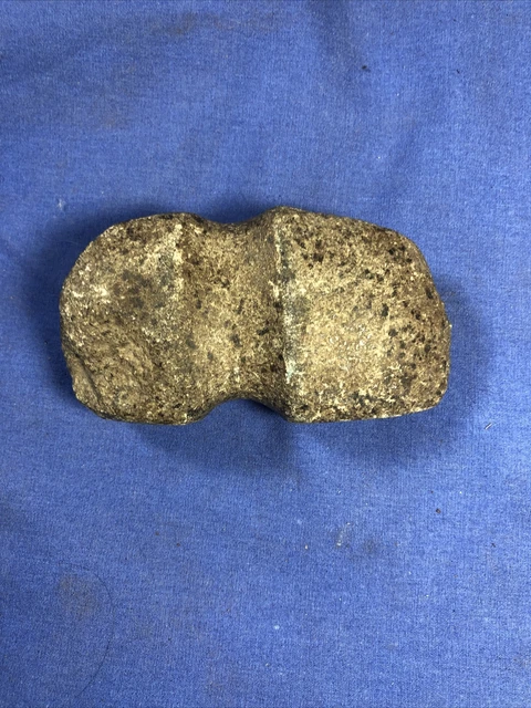 PRIMITIVE NATIVE AMERICAN Grooved Stone Axe Head Artifact Tool Rock £19 ...