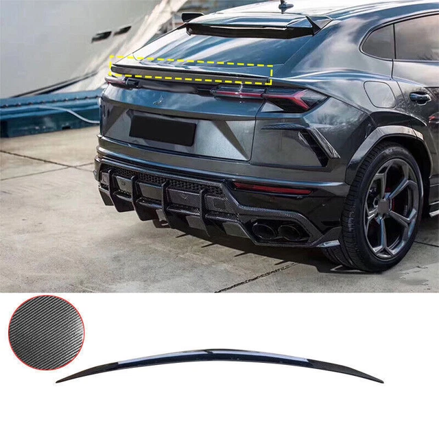 REAL CARBON FIBER Rear Boot Spoiler Wing Lid Lip For Lamborghini Urus ...