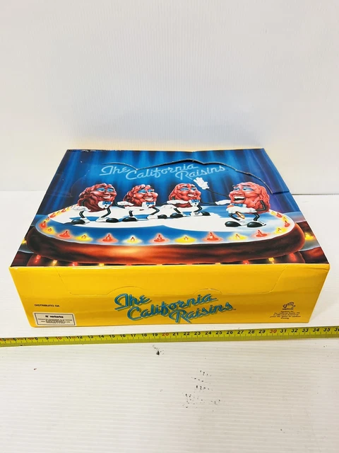 THE CALIFORNIA RAISINS Complete Box,Flexi Early 90S Brand New,Vintage £ ...