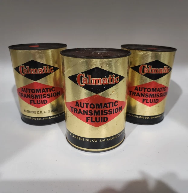 CALMATIC 32 OZ Automatic Transmission Fluid in a Cylinder Shaped Can ...