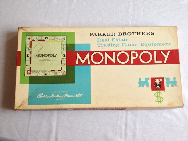 VINTAGE 1961 MONOPOLY Game-Canadian Version $20.00 - PicClick CA