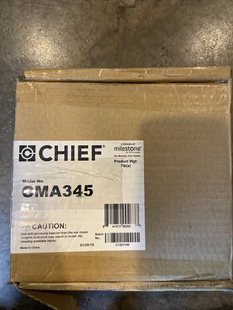 CHIEF CMA345 -CHIEF Structural Ceiling Plate - Flex Joint, 1-1/2" Npt ...