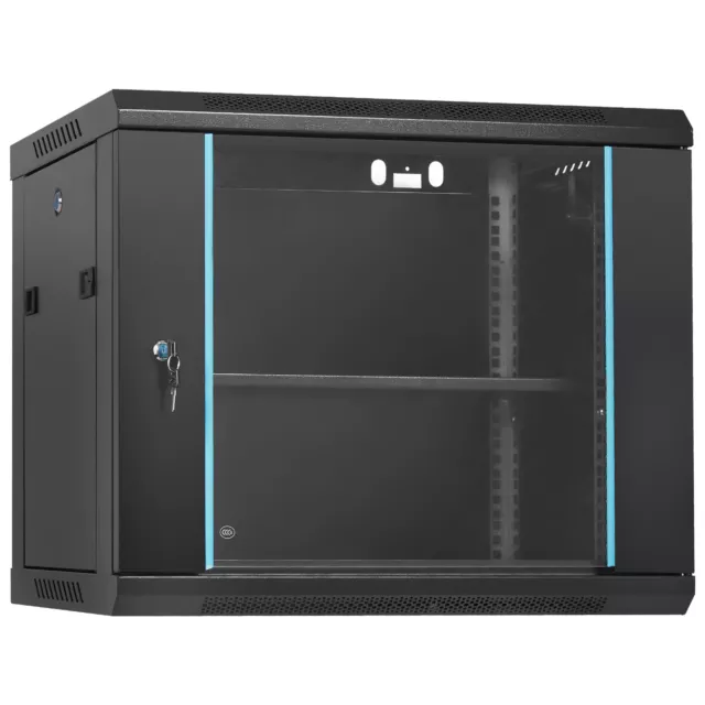 VEVOR 9U WALL Mount Network Server Rack Cabinet Enclosure 15.5'' Deep ... VEVOR 9U WALL Mount Network Server Rack Cabinet Enclosure 15.5'' Deep ...