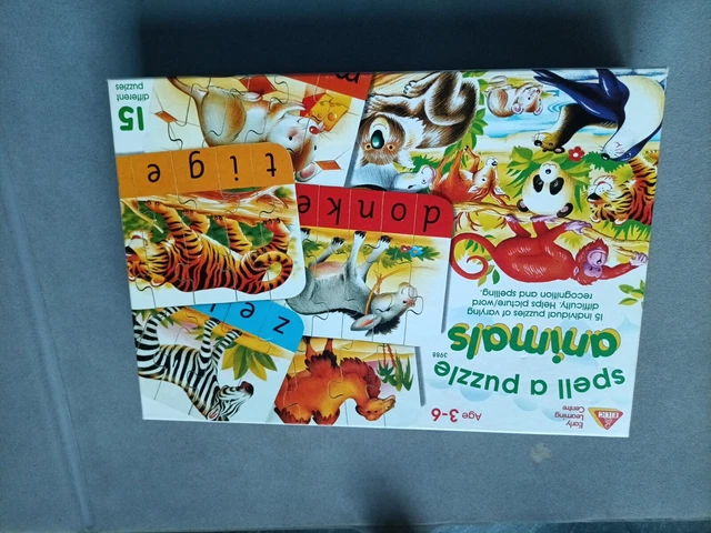 SPELL A PUZZLE. Excellent Condition. Early Learning Centre. Animals ...