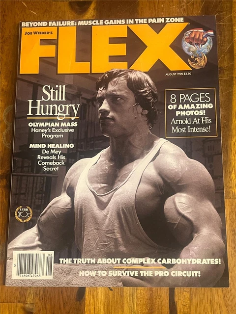 FLEX BODYBUILDING MUSCLE Magazine June 1989 Mr Olympia Arnold ...