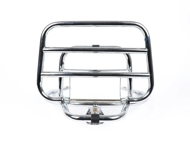 VESPA PRIMAVERA SPRINT Rear Folding Rack Carrier 50 125 150 Chrome ...