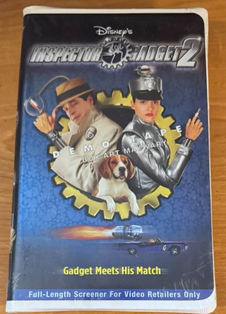 DISNEY'S INSPECTOR GADGET 2 (VHS, 2003) - RARE Demo Tape Screener ... DISNEY'S INSPECTOR GADGET 2 (VHS, 2003) - RARE Demo Tape Screener ...