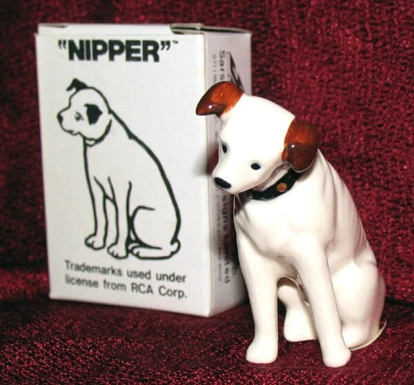 VINTAGE RCA NIPPER Dog Figurine #743 By Sarsaparilla Deco Designs ...