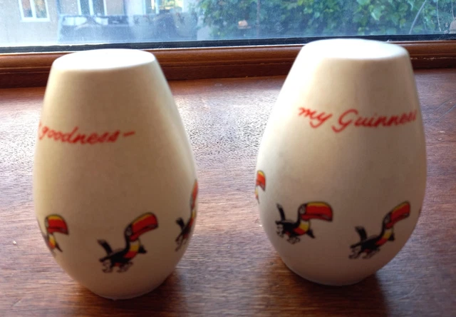 GUINNESS PUB CONDIMENT Set Carlton Ware England Vintage 1960's £44.99 ...